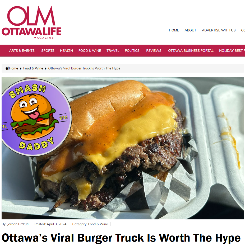 Smash Daddy – Serving Ottawa the best smash burgers and fries!